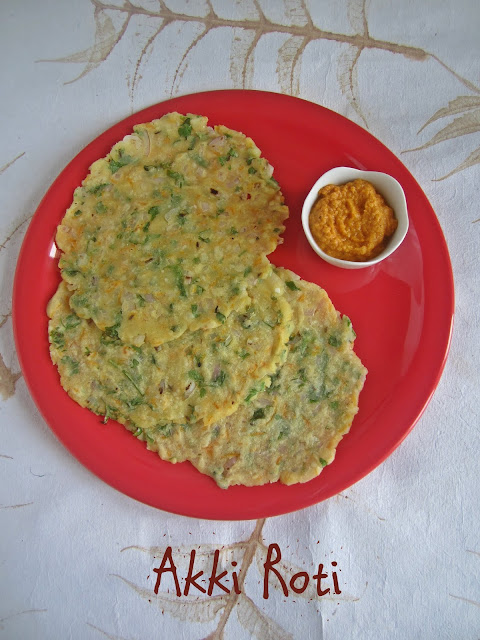 Easycooking: Akki Roti with Garlic Chutney