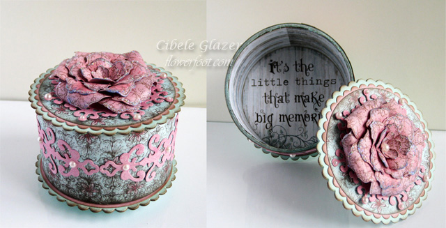 Flower Foot Designs: Paper Crafts Magazine - Vintage Trinket Box