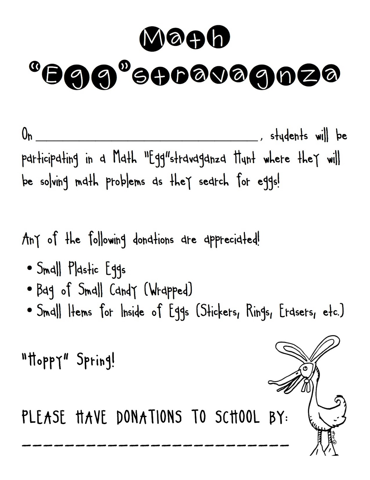 Two Can Do It: Math "Egg"stravaganza