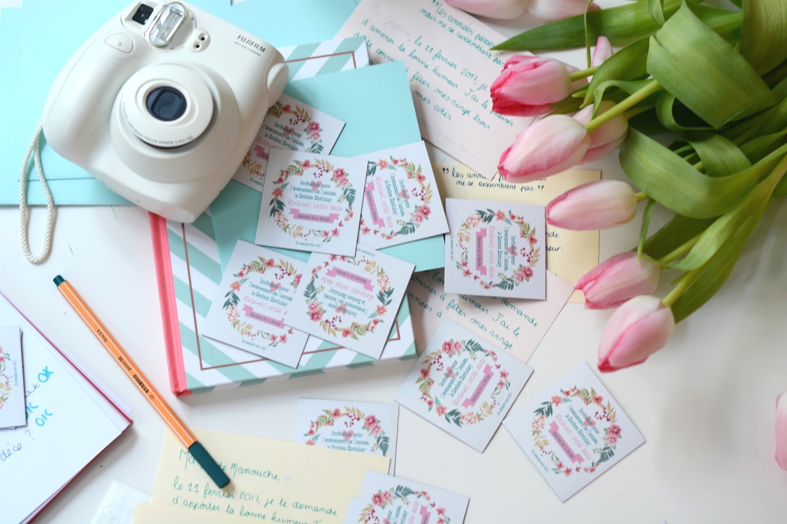 De jolies invitations originales ♡ - Wanderlust, by Seynabou