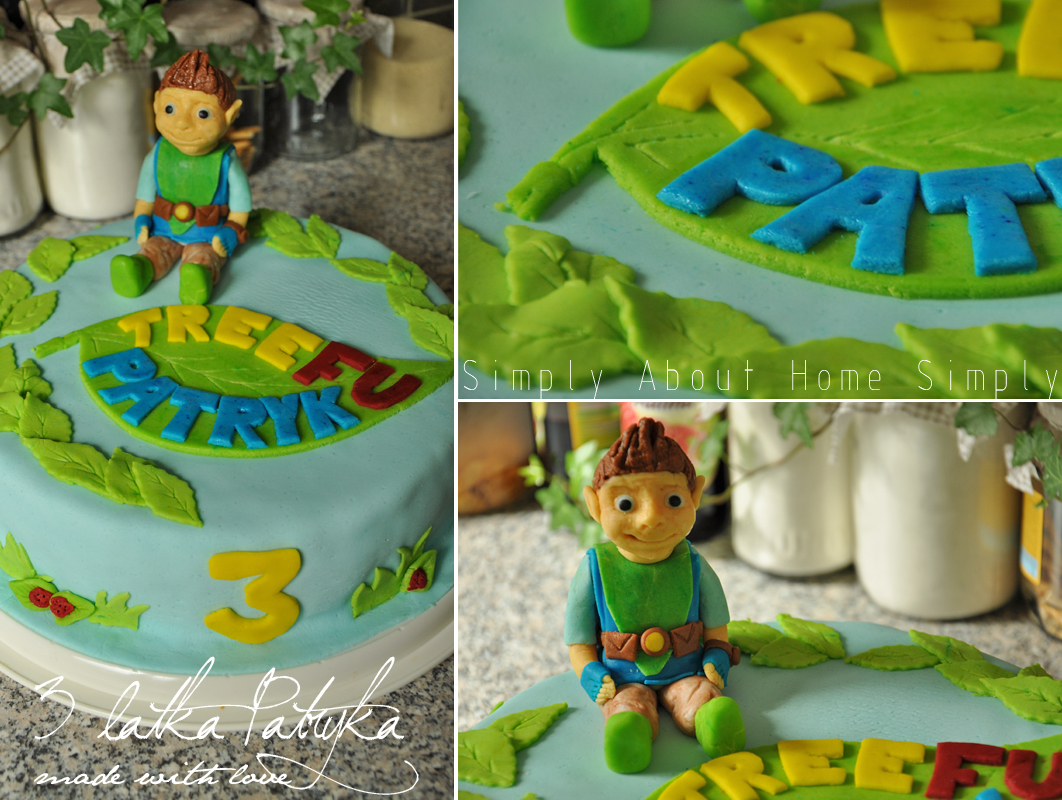 simply about home: Tort w stylu angielskim: Tree Fu Tom