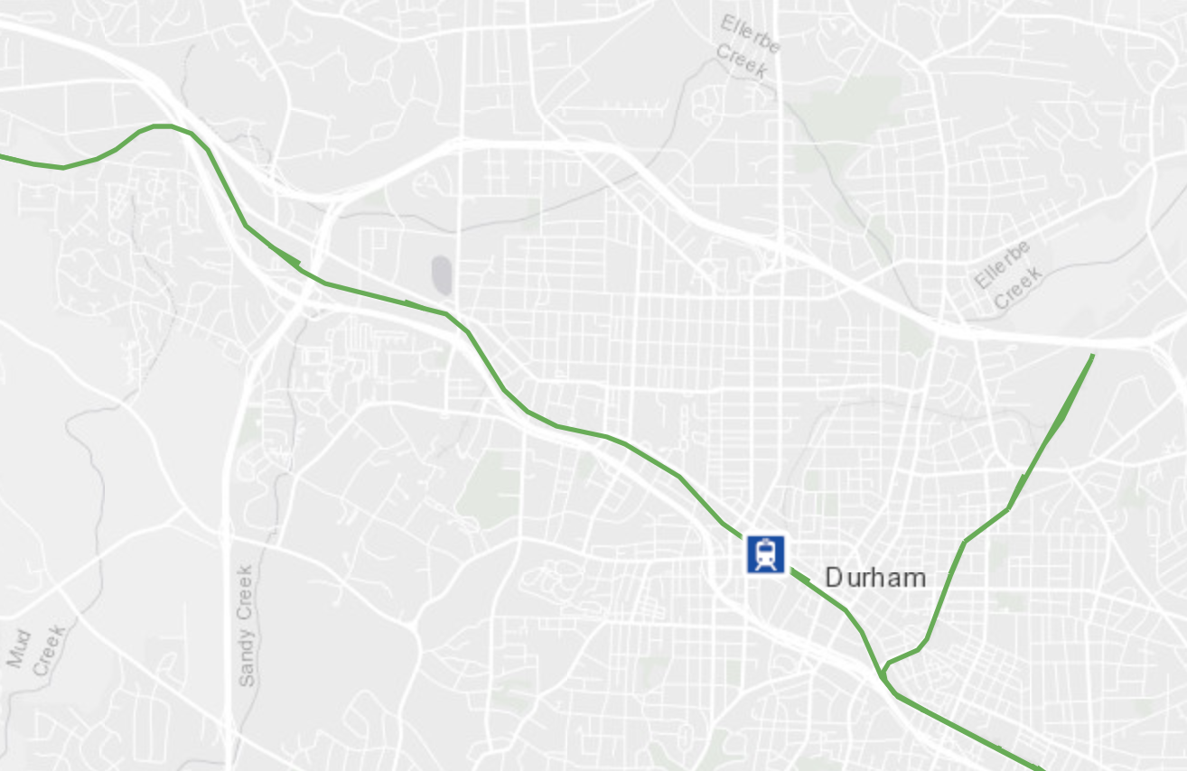 Gashes Through Downtown Durham