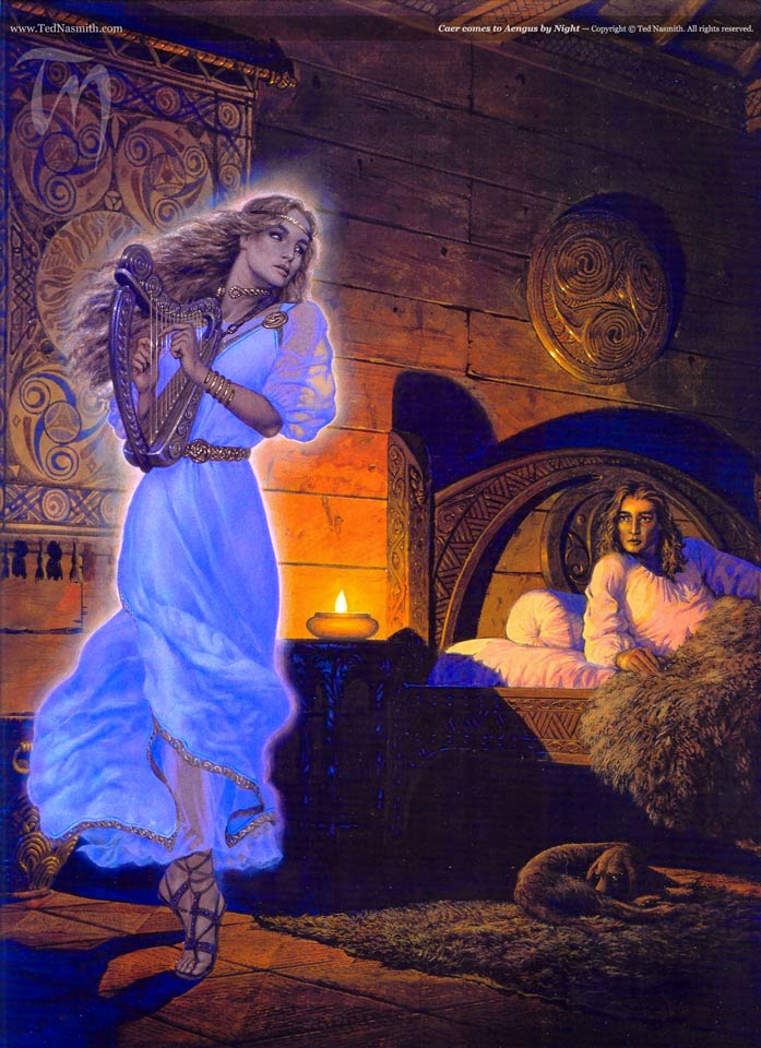 DragonsFaeriesElves&theUnseen : Aonghus Celtic God-Irish God of Love