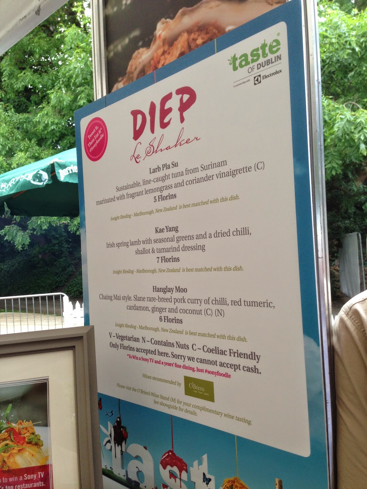 Babaduck: Review : Taste of Dublin 2014