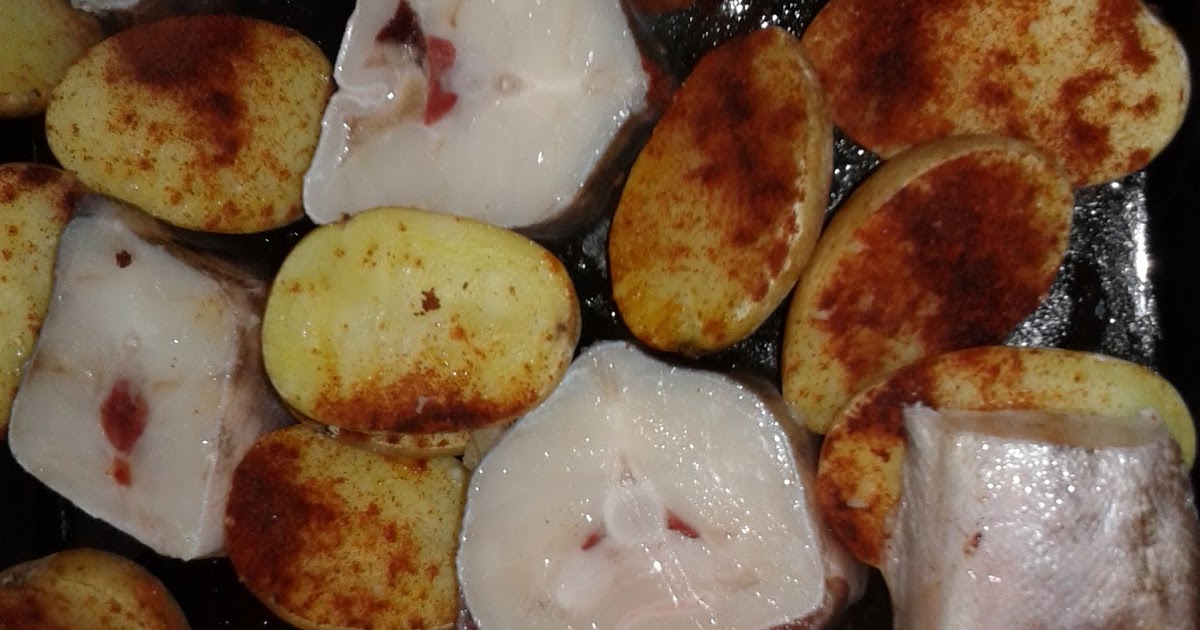 Maruca Assada com Batatas