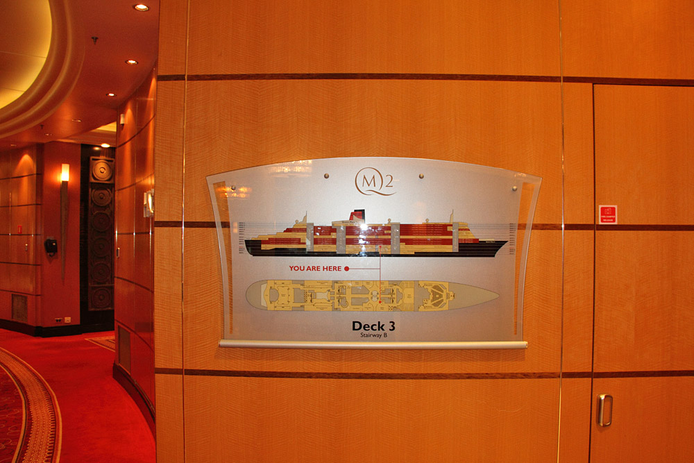 Ship-Photo: Queen Mary 2 - interior photos