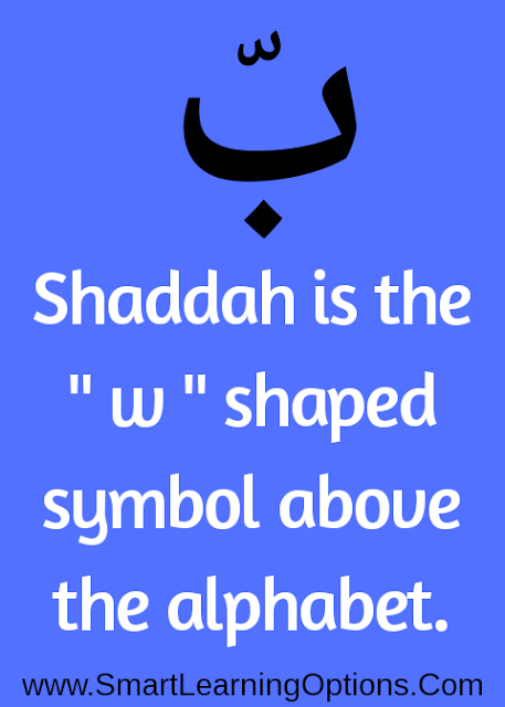 Arabic Vowel - Shaddah-the symbol for Emphasis - Arabic Grammar Basics