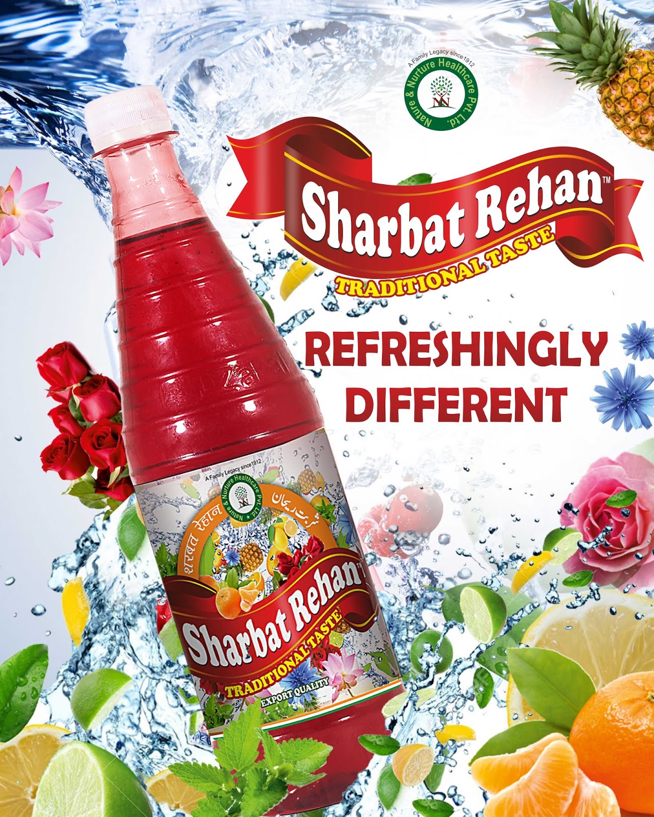 SHARBAT-REHAN/ENERGY DRINKS : AN INCREDIBLE TASTE OF INDIA