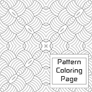 Don't Eat the Paste: Pattern Coloring Page