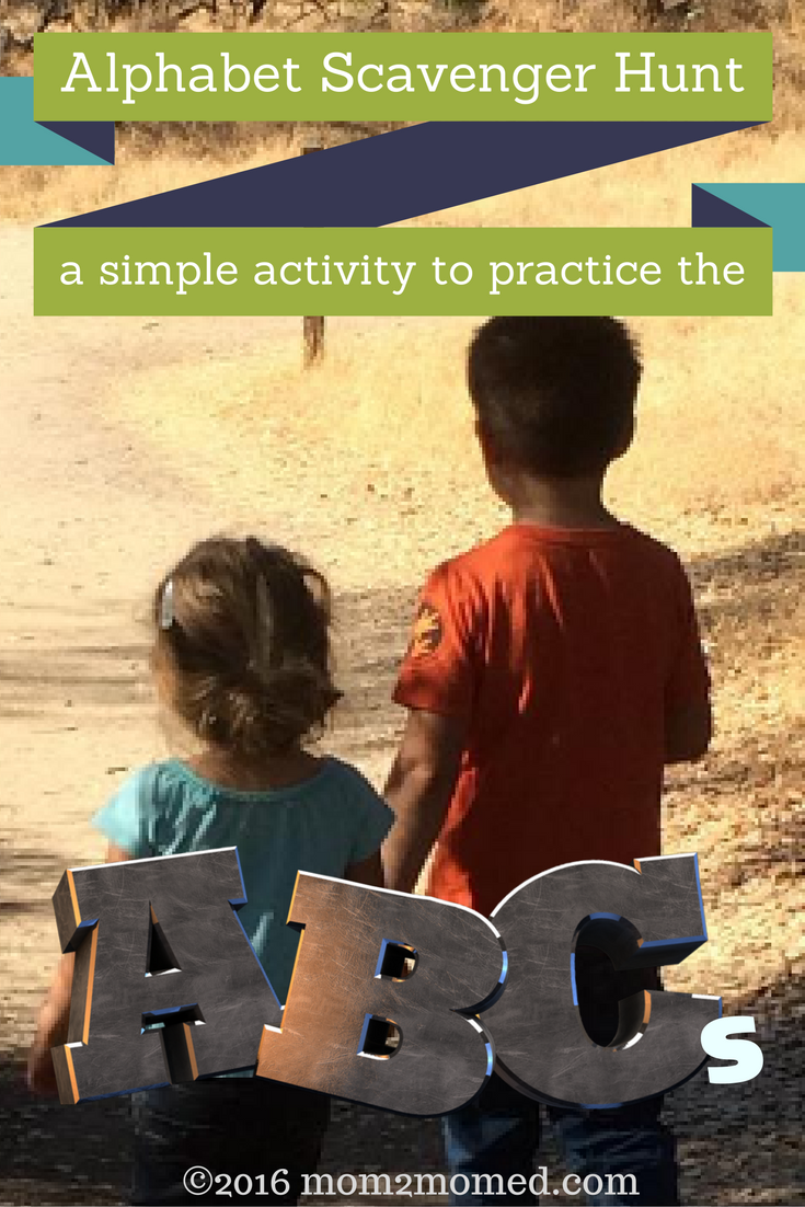 Mom2MomEd: Alphabet Scavenger Hunt: A simple activity for pre-readers ...