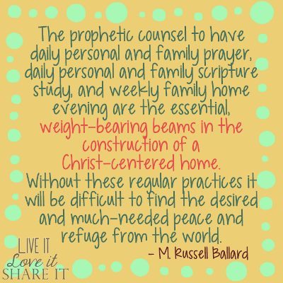 Live it, Love it, Share it!: Build a Christ-centered home...