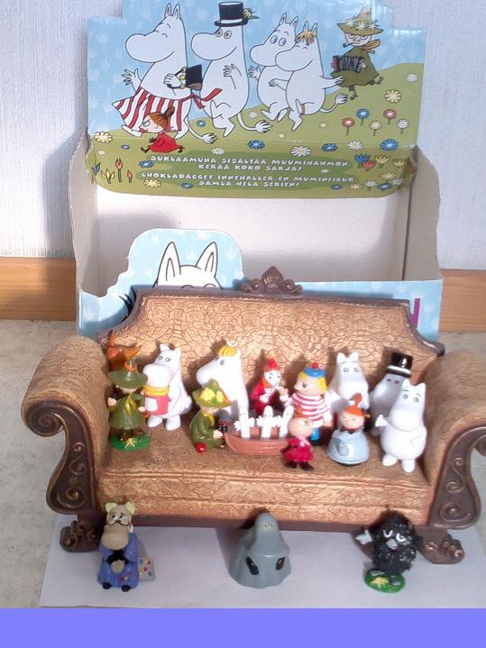 Muuminukketalo: Muumi pääsiäisfiguureja