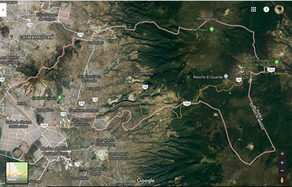 Mapas de Algunos Municipios del Estado de México.