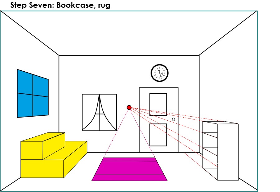 Studio Muses: Building a room in one-point perspective