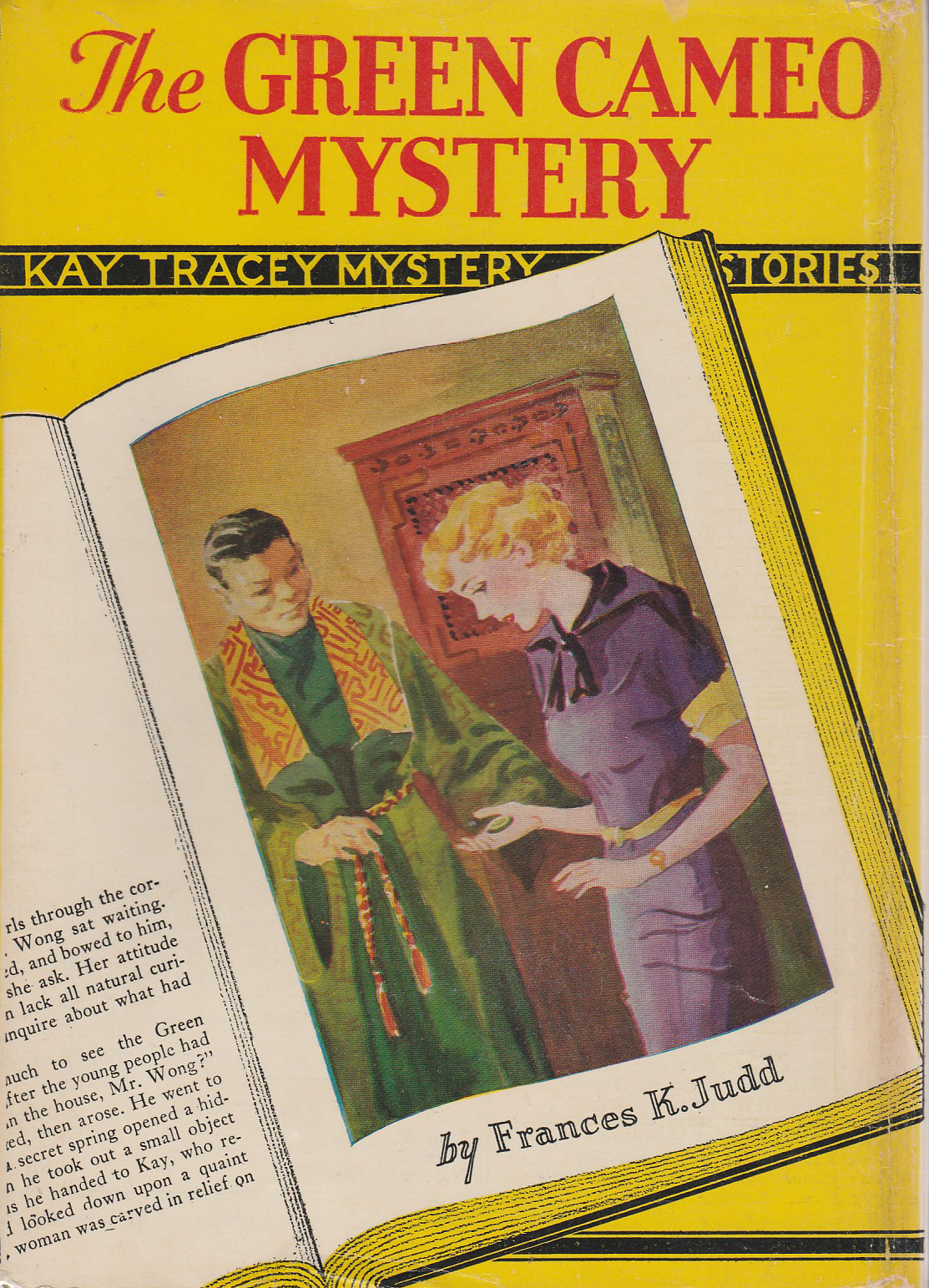 Series Books for Girls: Kay Tracey #6 The Green Cameo Mystery