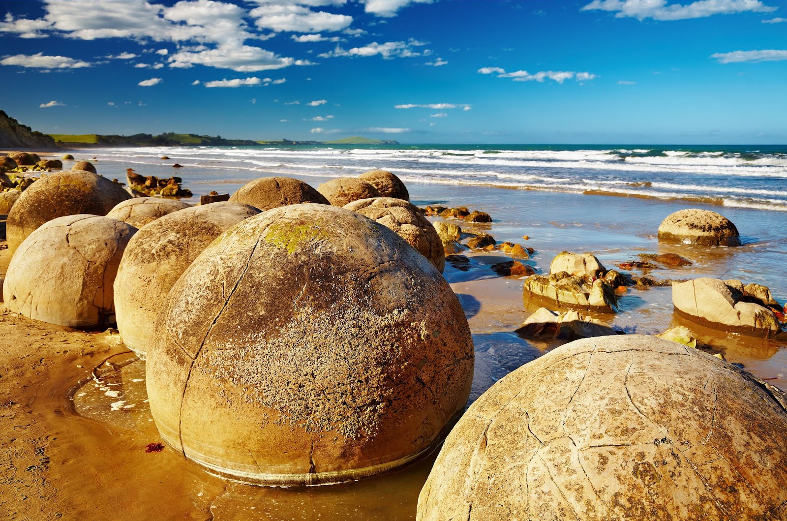 No viviendo en un mundo vivo: Moeraki Boulders