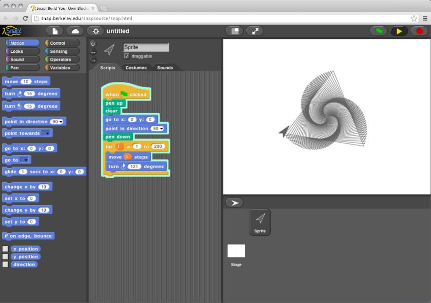 Aprende a Programar, Como Si fuera un Rompecabezas Con “Snap!“