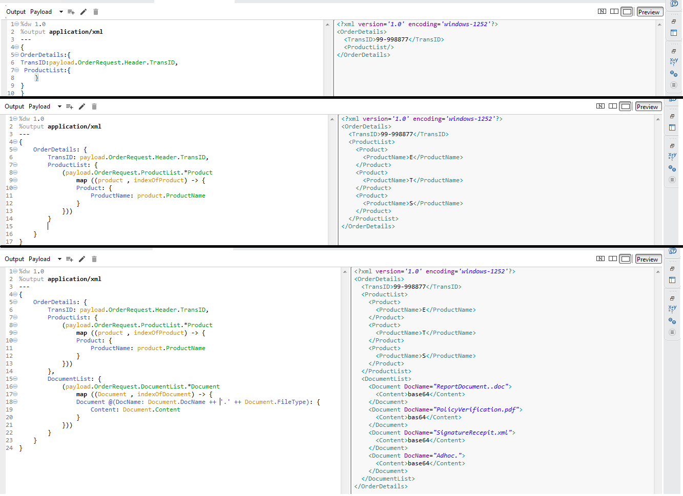 Mule ESB Tutorials: DataWeave Transformations in Mulesoft