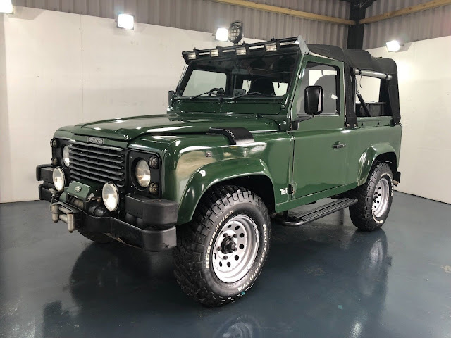 Landrover Defender: 1996 Land Rover Defender 90 Convertible Canvas Back ...