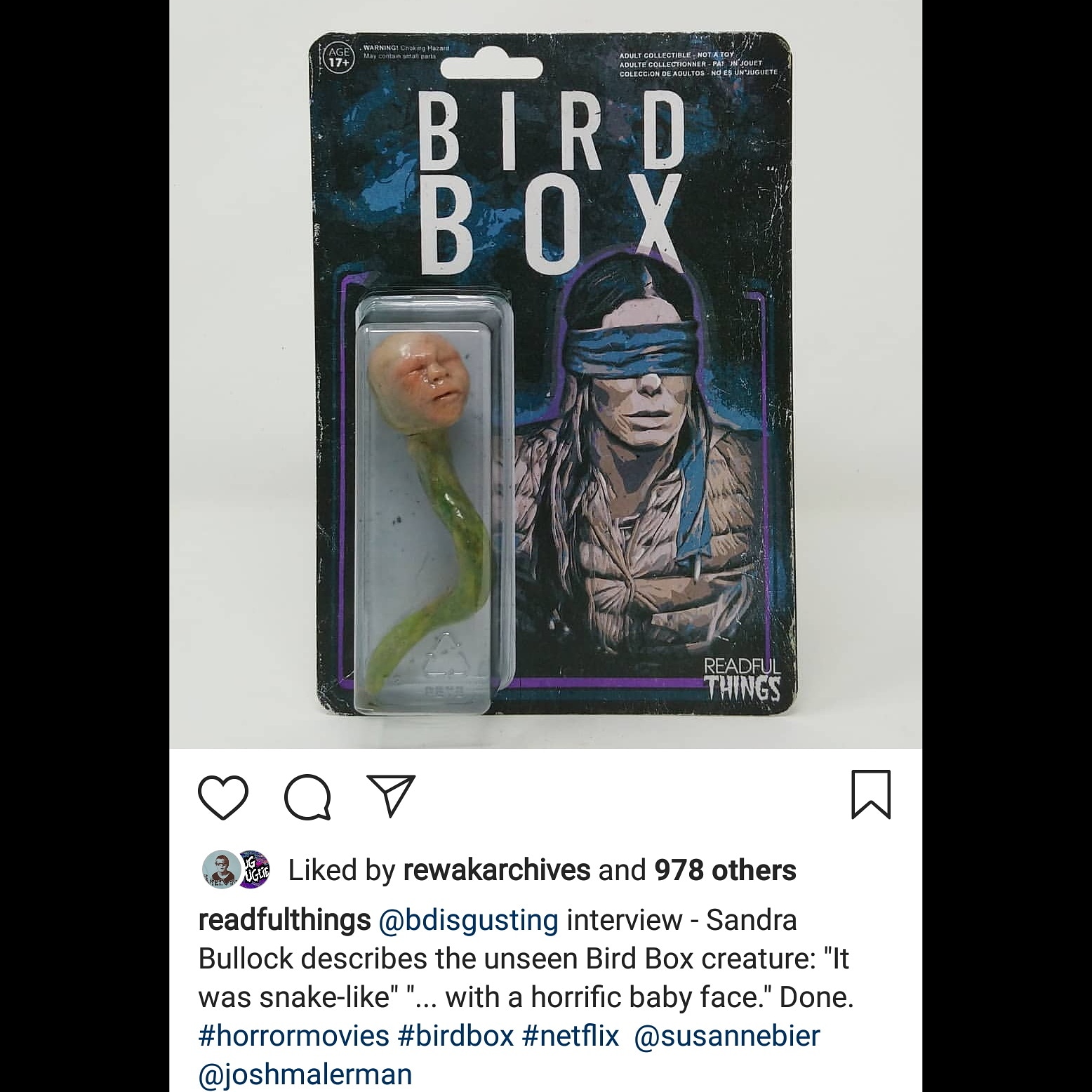 Rop's Collectables : They made a Birdbox monster toy