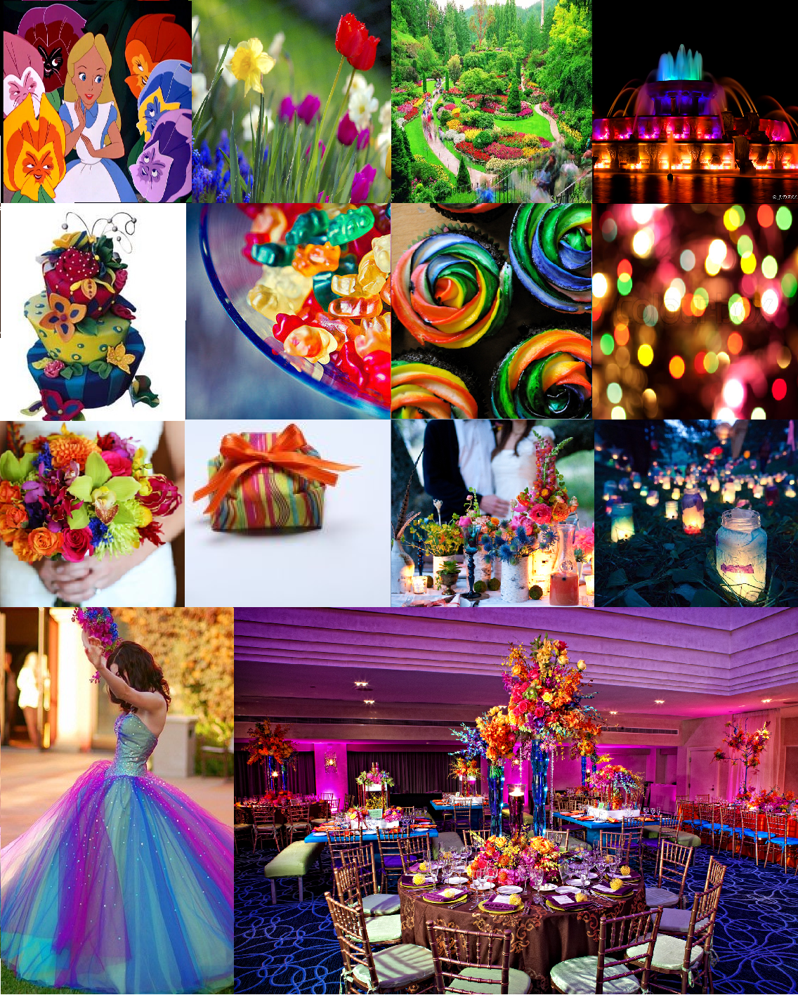 A Magical Wedding Guide: Inspiration for a Colorful Garden Wedding Theme
