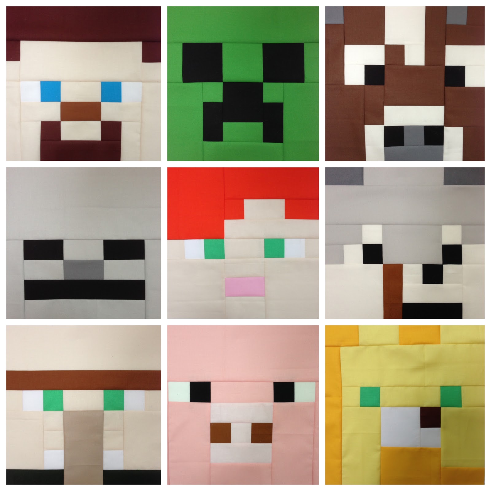 A Bit of Scrap Stuff - Sewing, Quilting, and Fabric Fun: Minecraft quilt