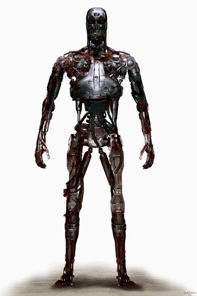 Shocking TERMINATOR SALVATION Schwarzenegger Terminator Concept Designs ...