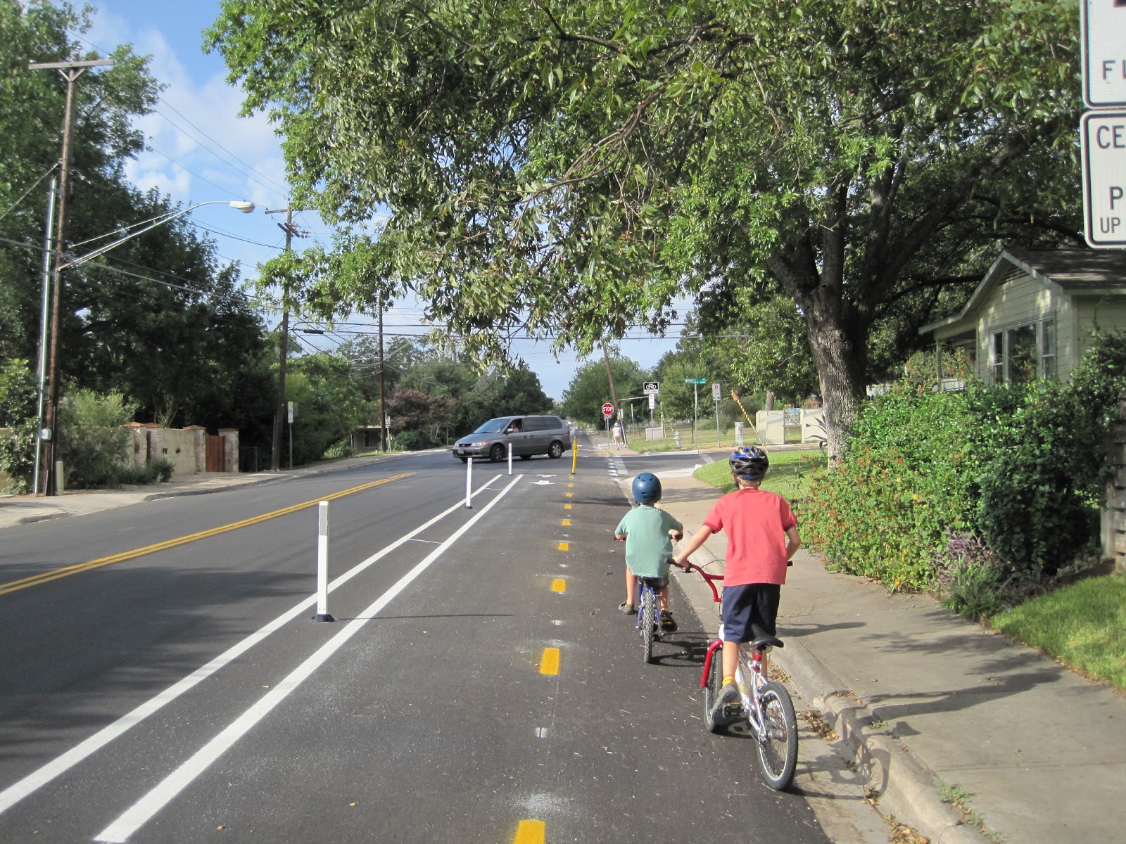 Which Way: Cycle Tracks have Arrived in Austin