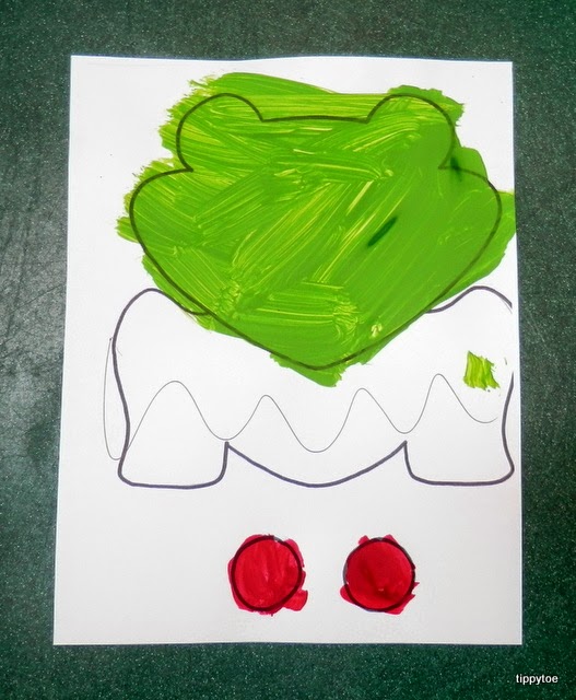 Tippytoe Crafts: Peeking Red-Eyed Tree Frogs