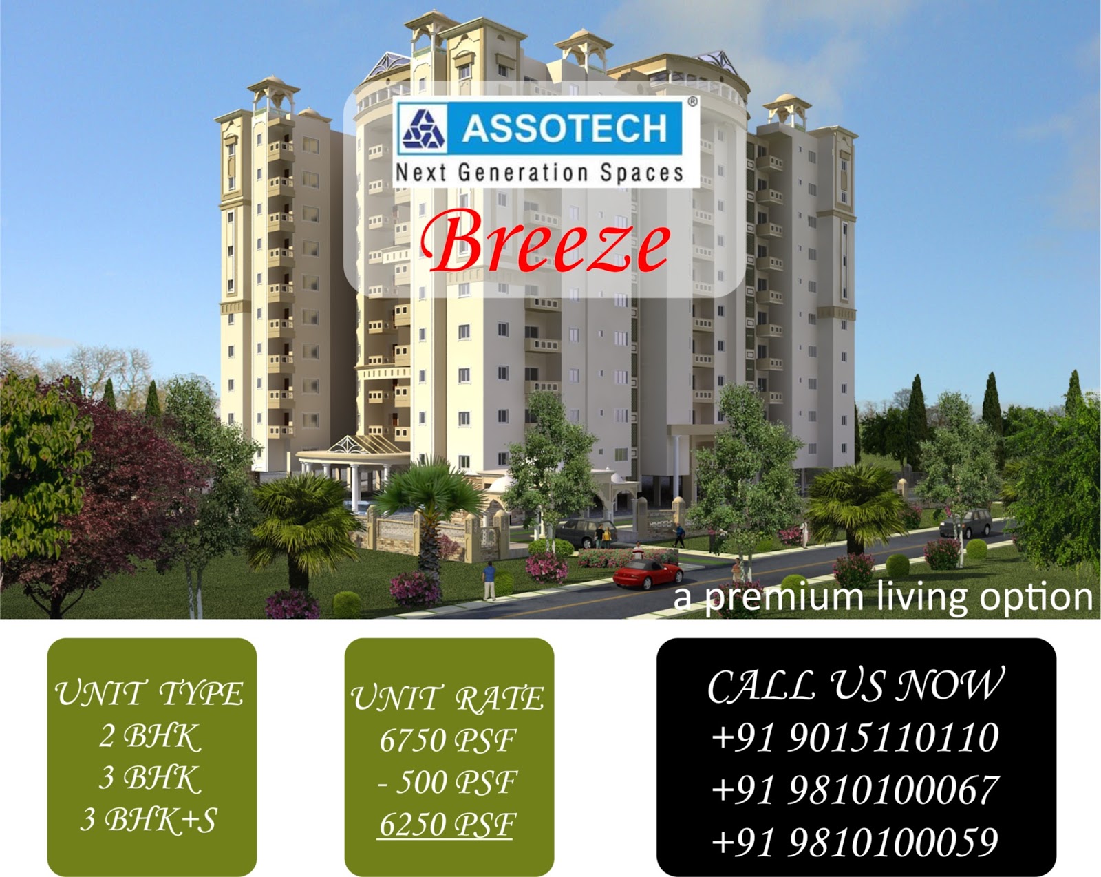 Assotech Breeze - Sector 88b Gurgaon/ Assotech New Project Gurgaon