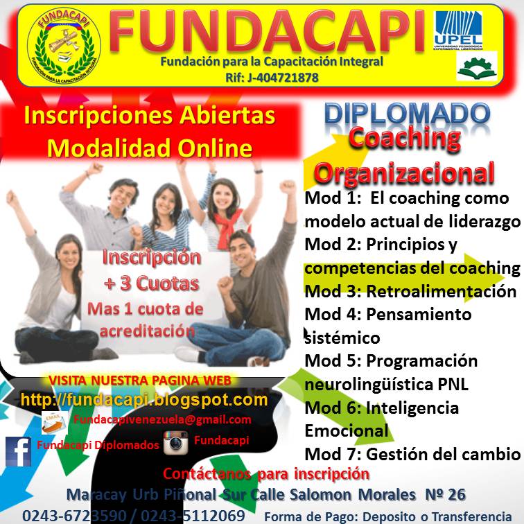 FUNDACAPI DIPLOMADOS MARACAY : (((+ PASOS PARA INSCRIBIRSE EN LOS ...