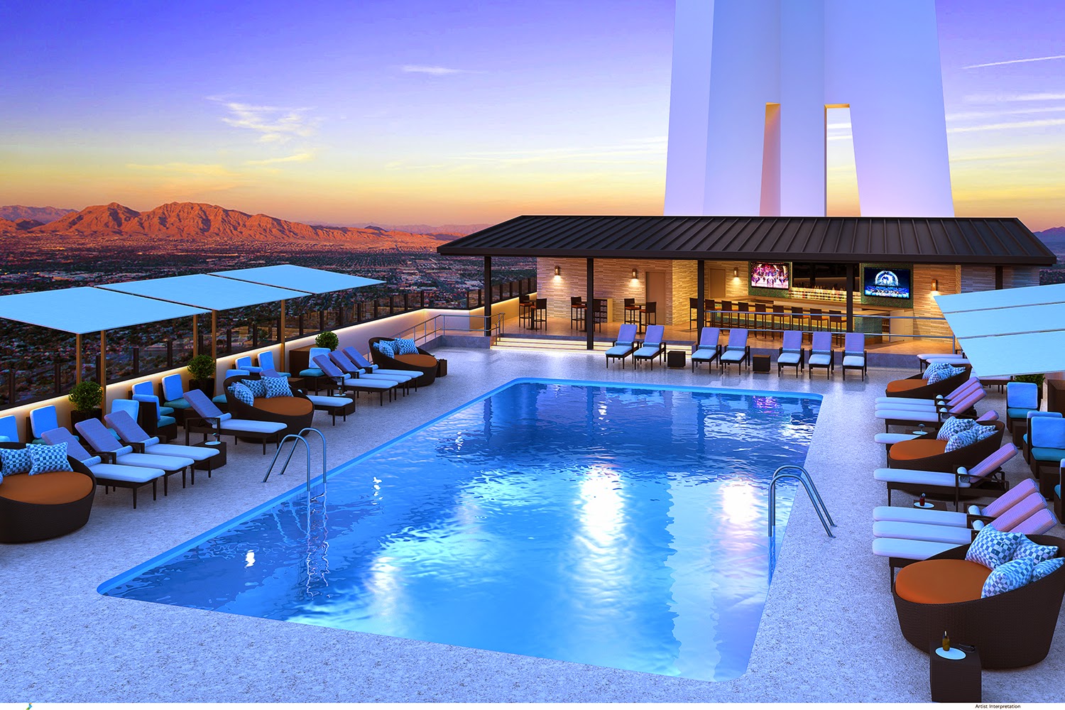 I Love Las Vegas Magazine...BLOG: Opening SOON!! Radiusº Rooftop Pool & Wet Lounge At The ...