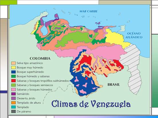 Geografia de Venezuela : Imagenes sobre el clima