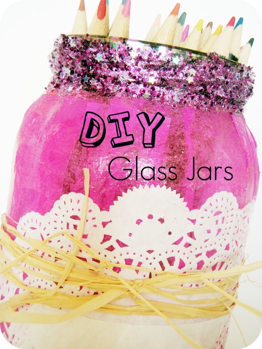 lovemandy: Glass Jar Tutorial