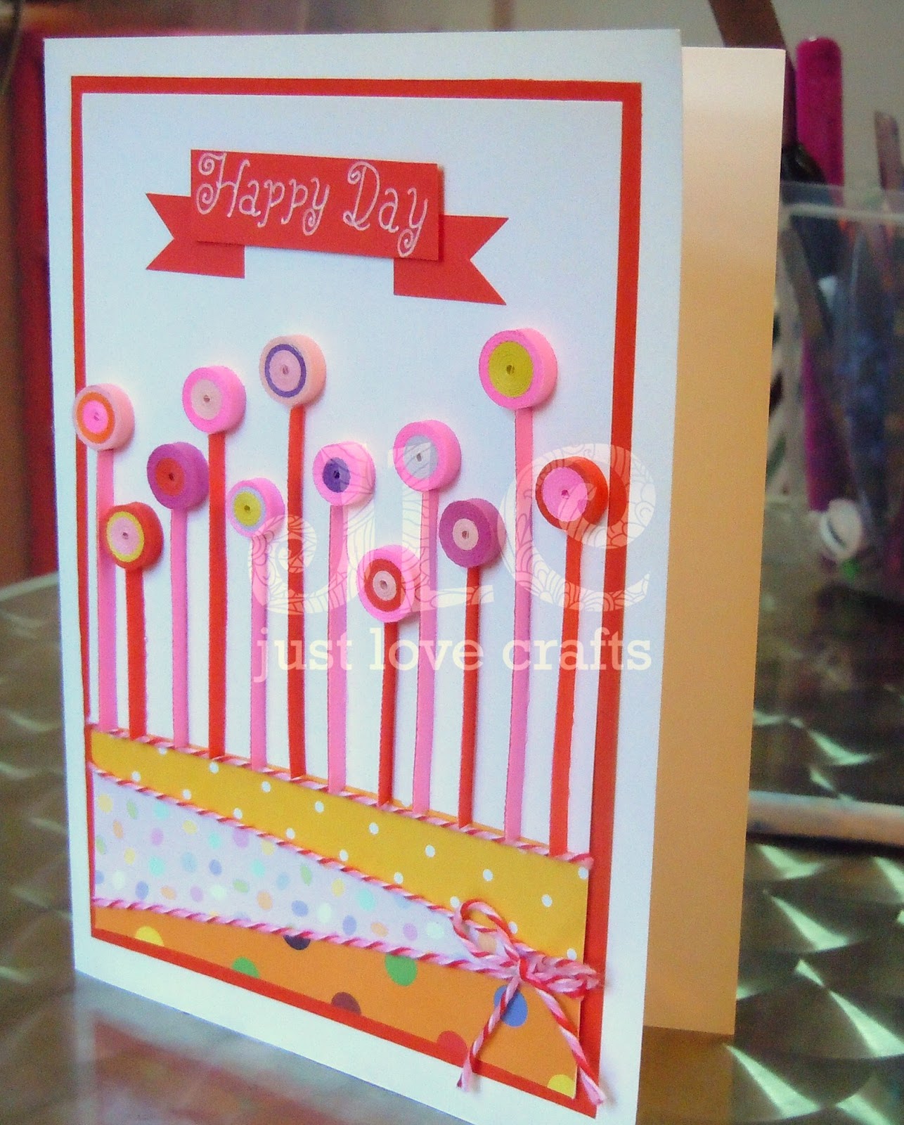 Just Love Crafts: Candy Land card!