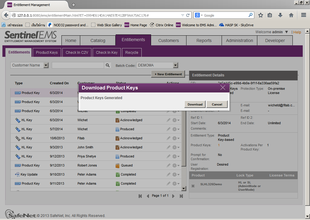ฮาร์ดล็อค, Hardlock, Software Protection,Sentinel, การป้องกันลิขสิทธิ์ ...