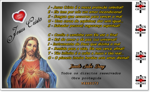 CANTO CIGANO: JESUS CRISTO ACRÓSTICO By Janete Sales Dany