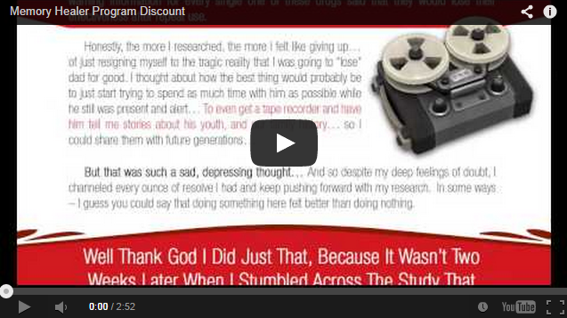 The Memory Healer Program - By Alexander Lynch Free PDF Download