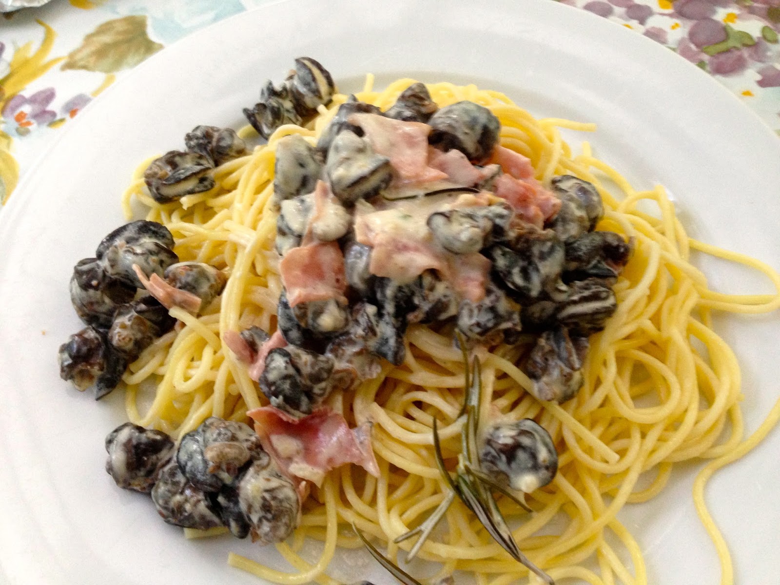 L'anis étoilé: Spaghettis aux escargots