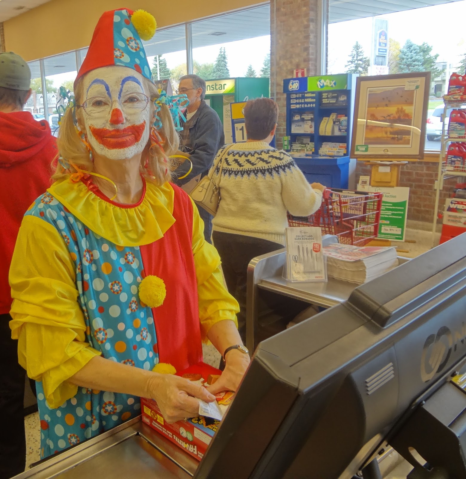 Mark Bellis: Clown at work