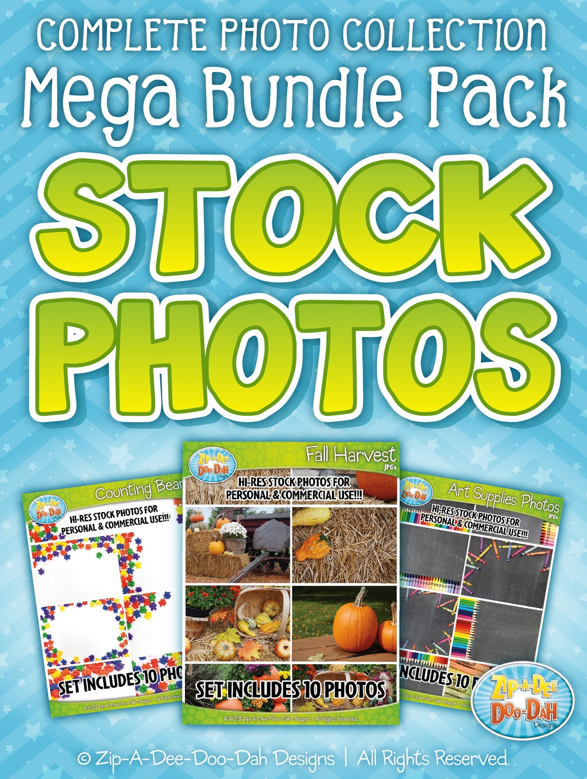 Zip-A-Dee-Doo-Dah Designs: Complete Stock Photos Mega Bundle Pack
