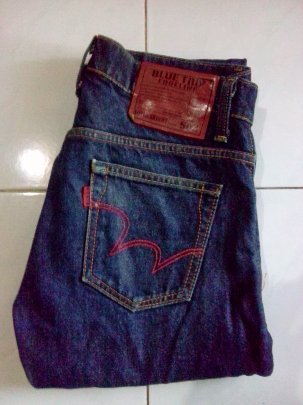 Edwin Blue Trip 503 W.29 | Jaket Jeans Denim Vintage