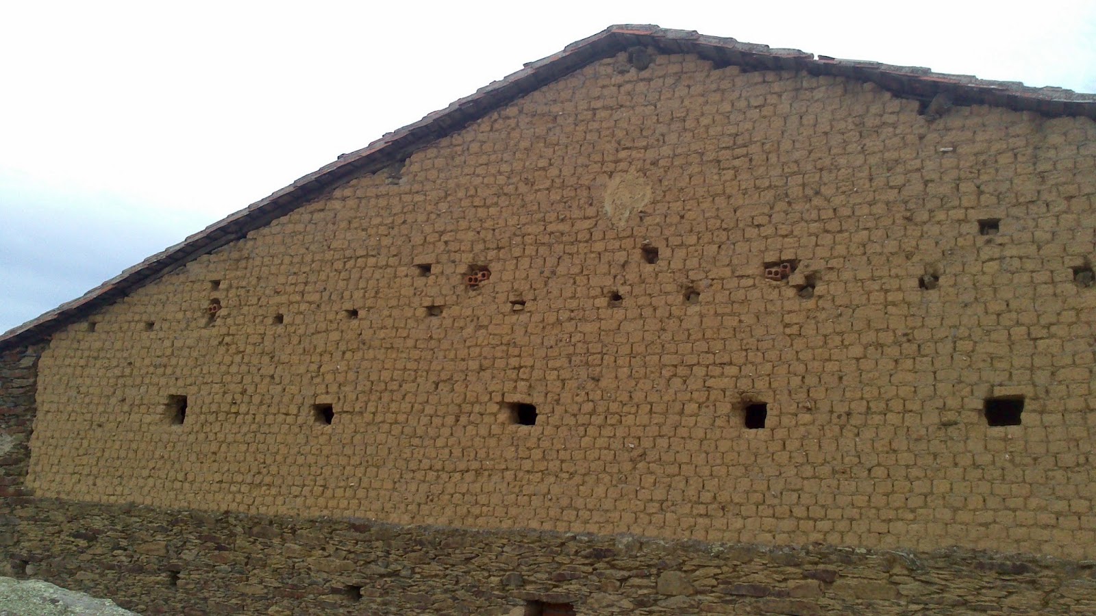 Zarza historia: Construcciones en adobe