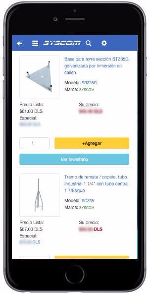SYSCOM para iPhone y Android