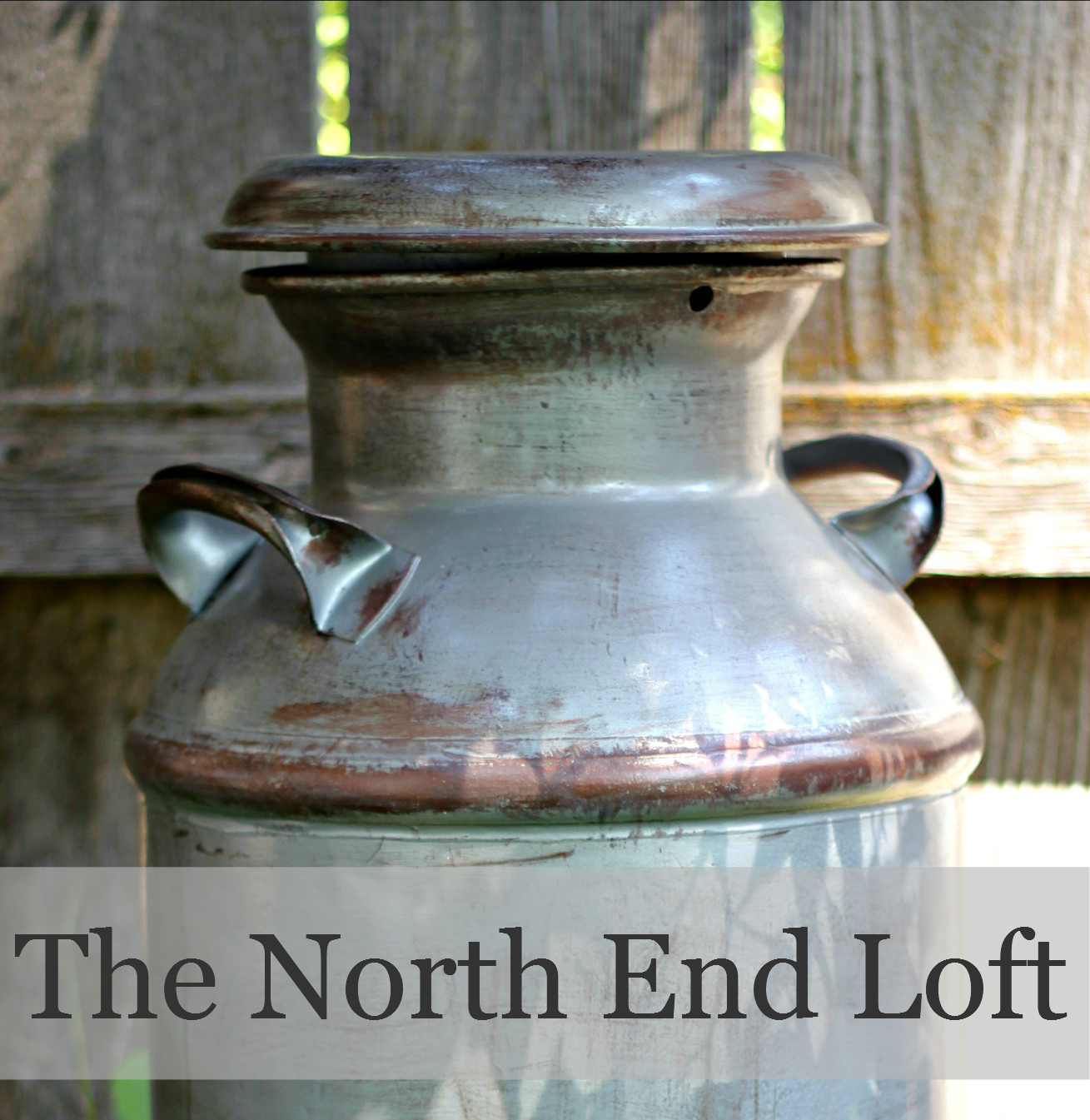The North End Loft: Old Painted Milk Can