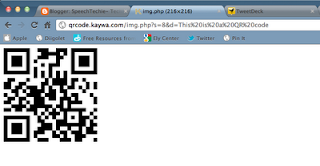 QR Codes Part 2: Using Kaywa to Generate a QR Code