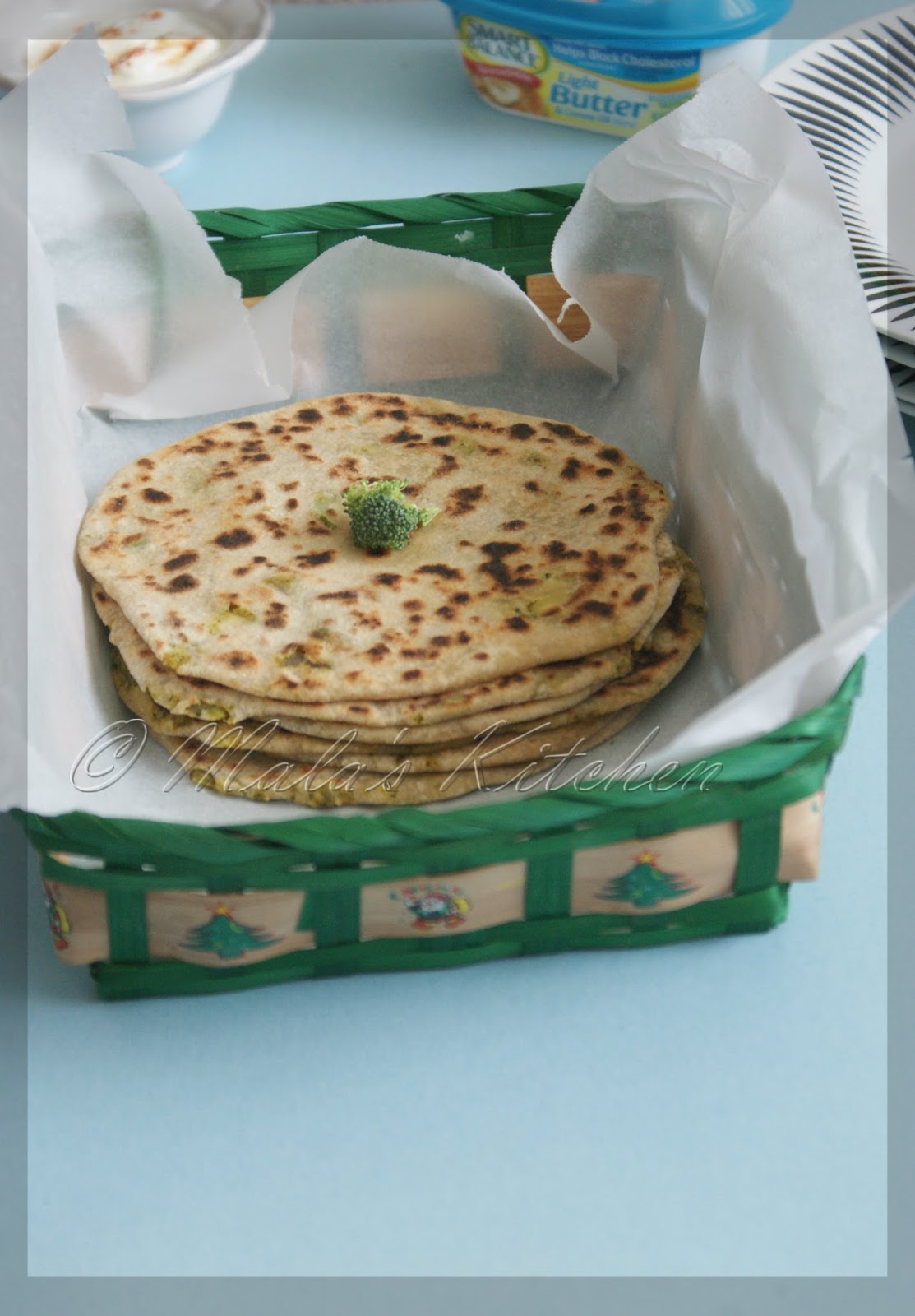 Broccoli Paratha - Malas-Kitchen