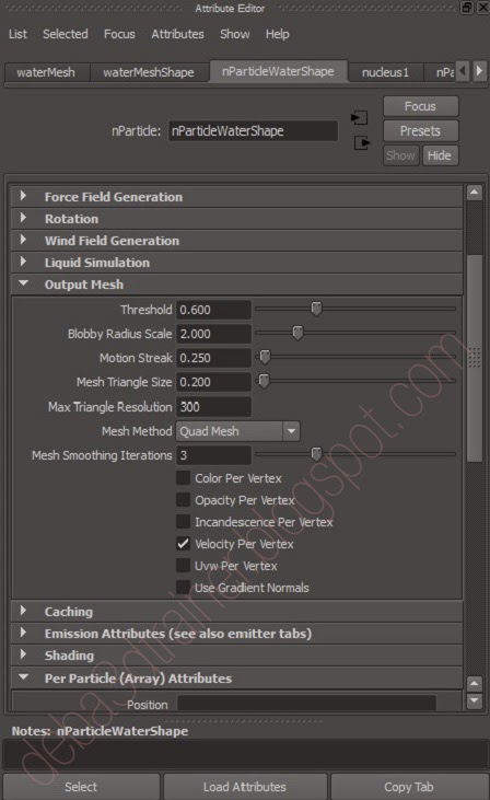 Autodesk Maya Tutorials: Water Simulation in Maya