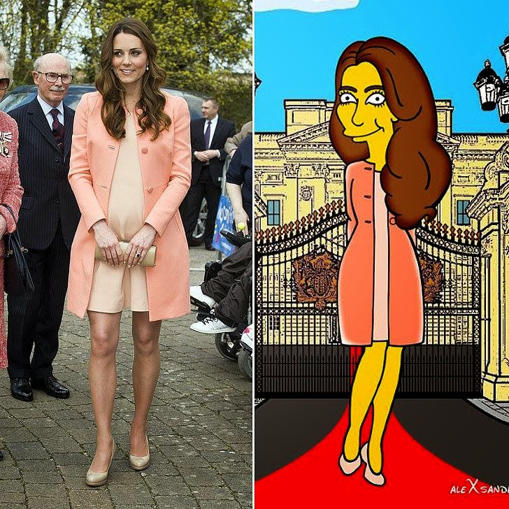 All About Kate Middleton's: Kate with Styled by The Simpsons.