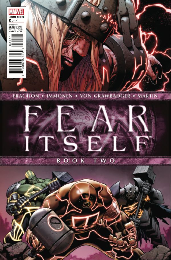 COMIC BOOK FAN AND LOVER: FEAR ITSELF # 2 (DE 7) – MARVEL COMICS